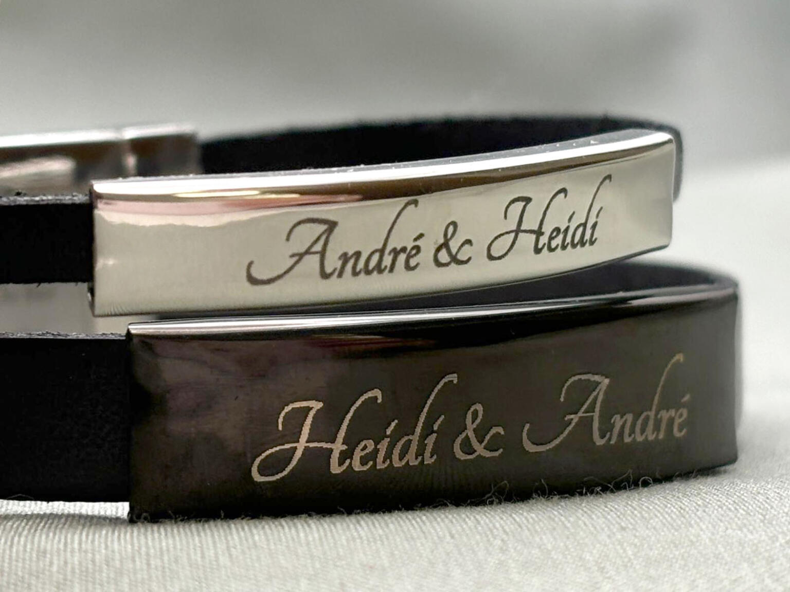 Verwunderlich Partner Armbnder Gravur Bilder